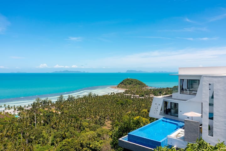 4br. Stunning Sea View & Best Sunset Koh Samui V1 - サムイ島