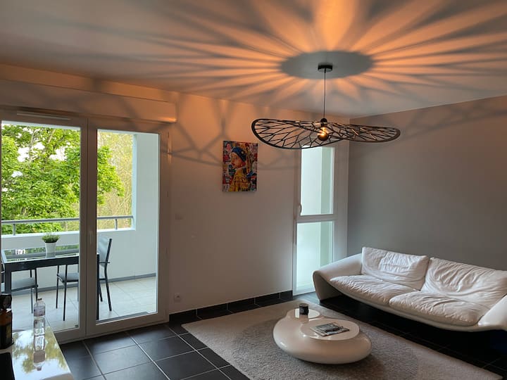 T2 Moderne Tout Confort : 45 M2 +Terrasse De 13 M2 - Bayona, Francia