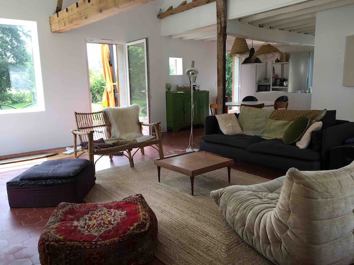 Les Bleuets, Fermette Picarde Avec Grand Jardin - Quend