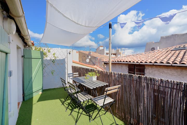 Appartement Avec Terrasse Et Pièce Secrète - La Ciotat