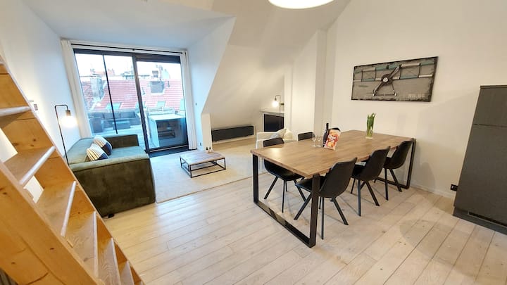 Rooftop Apartment With Terrace - Antwerpen