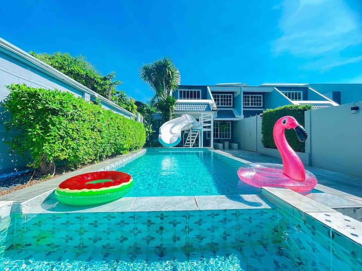 Jt12/ Villa6 中天海滨5卧室别墅 - 파타야