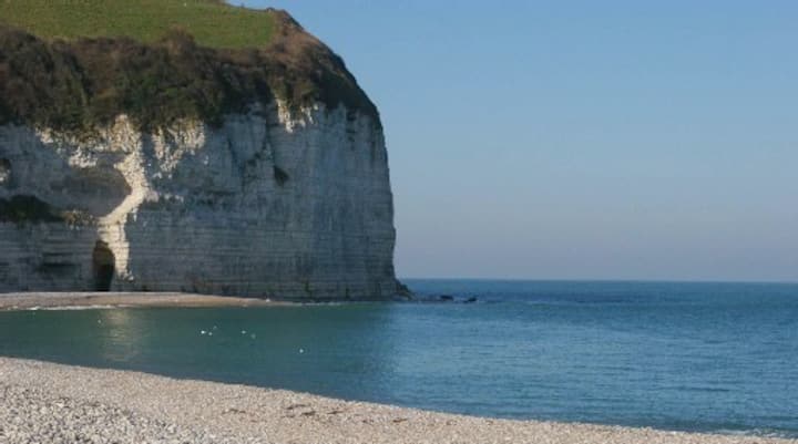 30 M Bord De Mer : Charmante Maison De Pêcheur - Yport