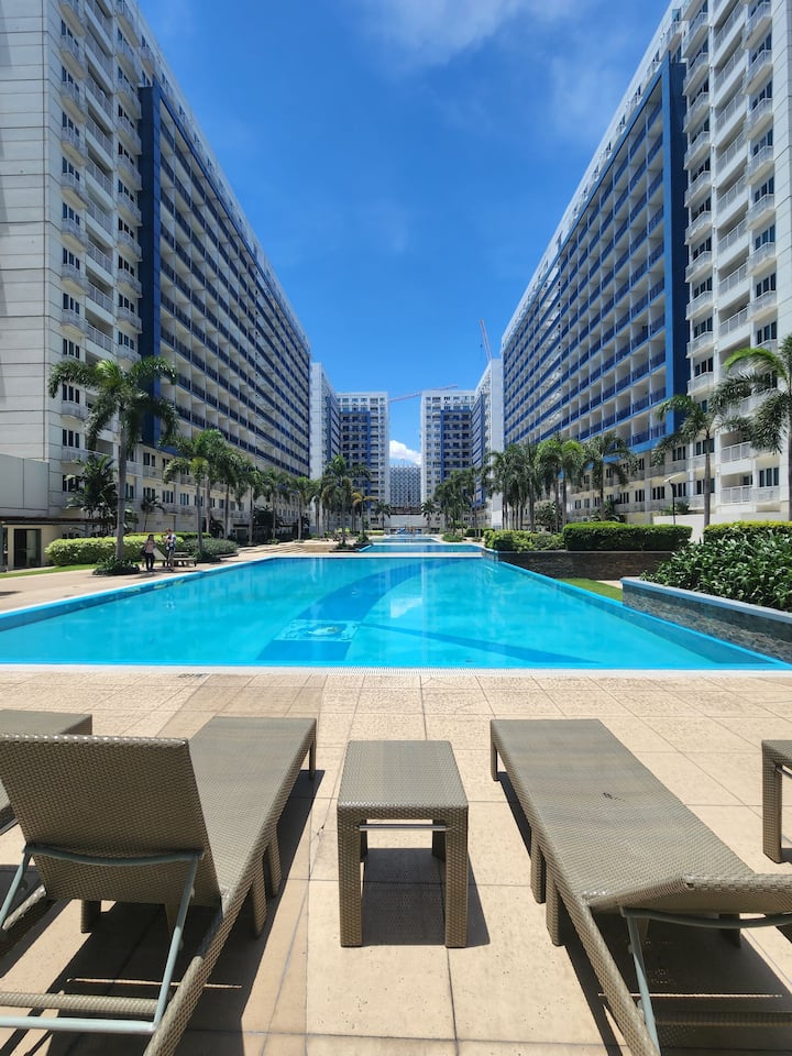 1 Br Condo Near Mall Of Asia With Pool - Pasay