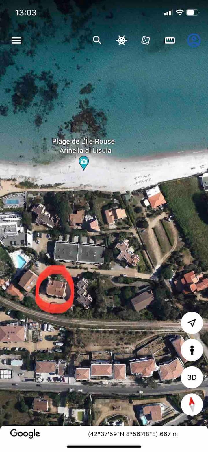 À 50 Mètres De La Mer Avec Jardin Et Parking Privé - L'Île-Rousse