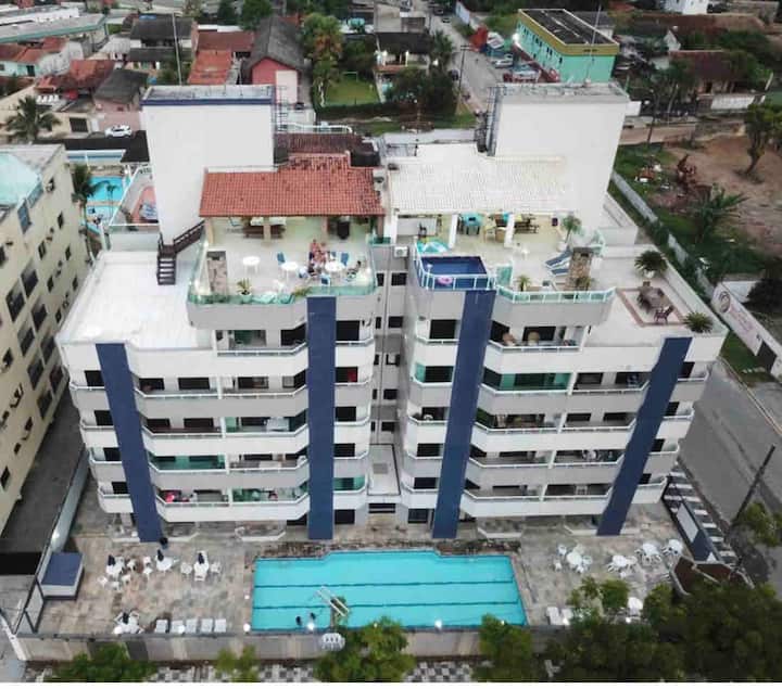 Apartamento Com Piscina E Churrasqueira -Guarujá - Guarujá