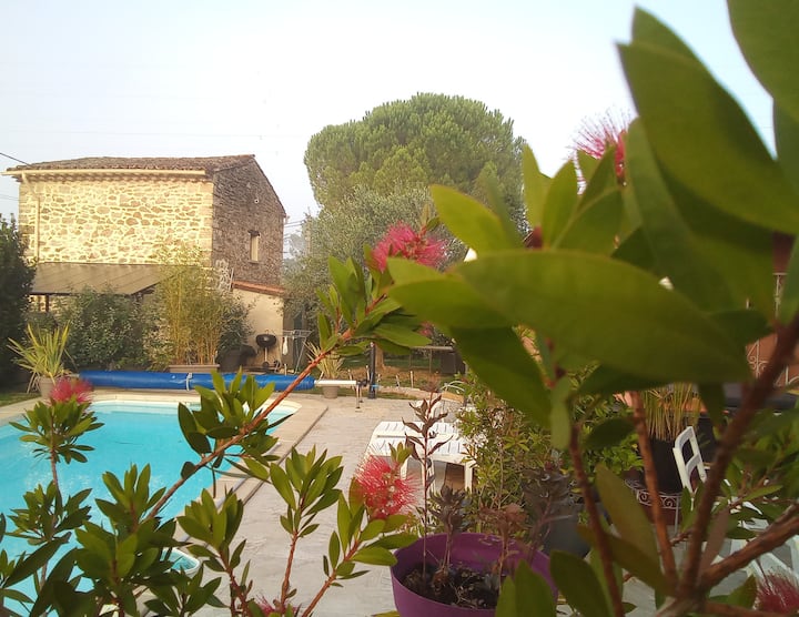 Sud France Petite Maison Charme Pisc Jacuzzi Clim - Bédarieux