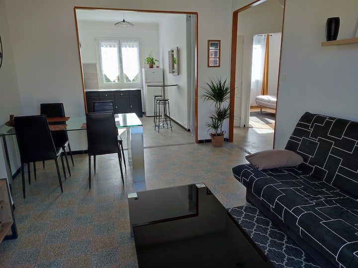 Proche Plage, Appartement 60m2 - Sainte-Marie-la-Mer
