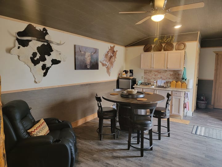 Cowboy Comfort. - East Glacier Park, MT