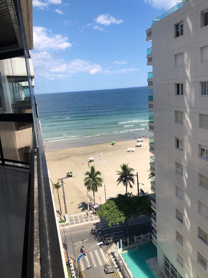 Pé Na Areia Frente Pro Mar! - Guarujá