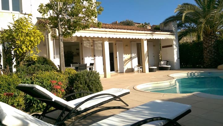 Villa Piscine Cote D'azur Domaine Luxe Bord De Mer - Villeneuve-Loubet