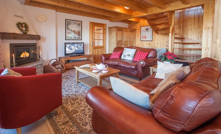 Ski & Summer Sun Incredible Views 4 Bedrooms - La Tzoumaz