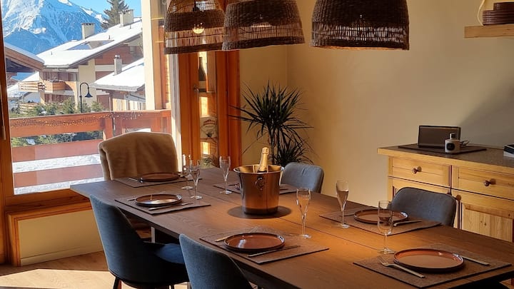 Verbier - Superbe Appartement Au Centre Avec Vue - Verbier