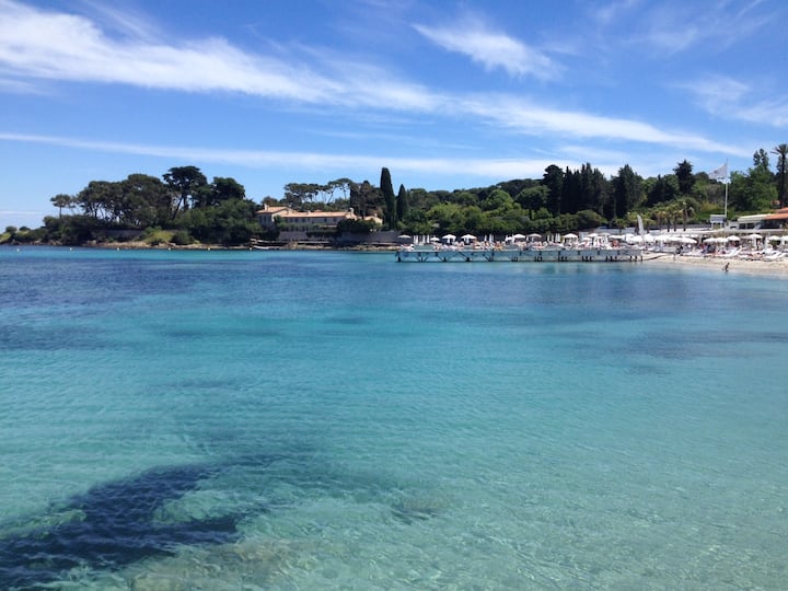 Très Beau Studio Climatisé 5mn Des Plages De Sable - Vallauris