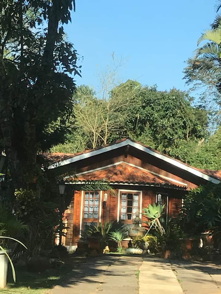 Chalé Encantador E Romântico, C Lareira Interna - Itu