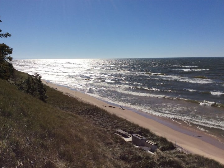Lake Michigan Norton Shores Beach House Sleeps 16 - 格蘭德港