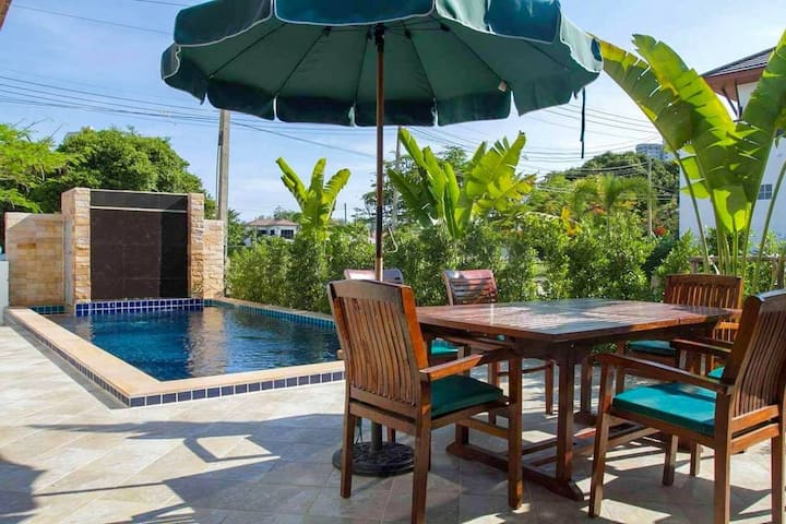 Tropical Style 3br Holiday House W/ Private Pool - Ko Samet