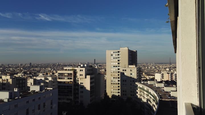 Apt 3p, Vue Panoramique Sur Paris, Buttes-chaumont - Paris