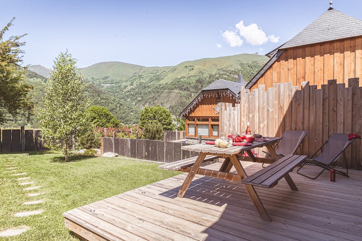 Chalet Authentique De 2 Chambres - 4 éToiles - Saint-Lary-Soulan