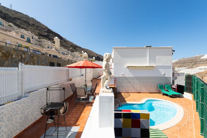 Preciosa Casa,piscina Privad Puerto Rico G Canaria - Mogán