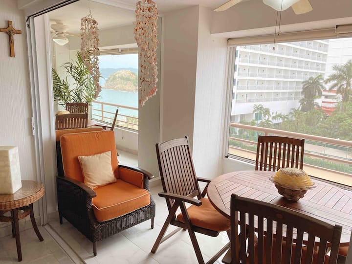 Costera  ¡Departamento Con Playa Y Vista Al Mar! - Acapulco