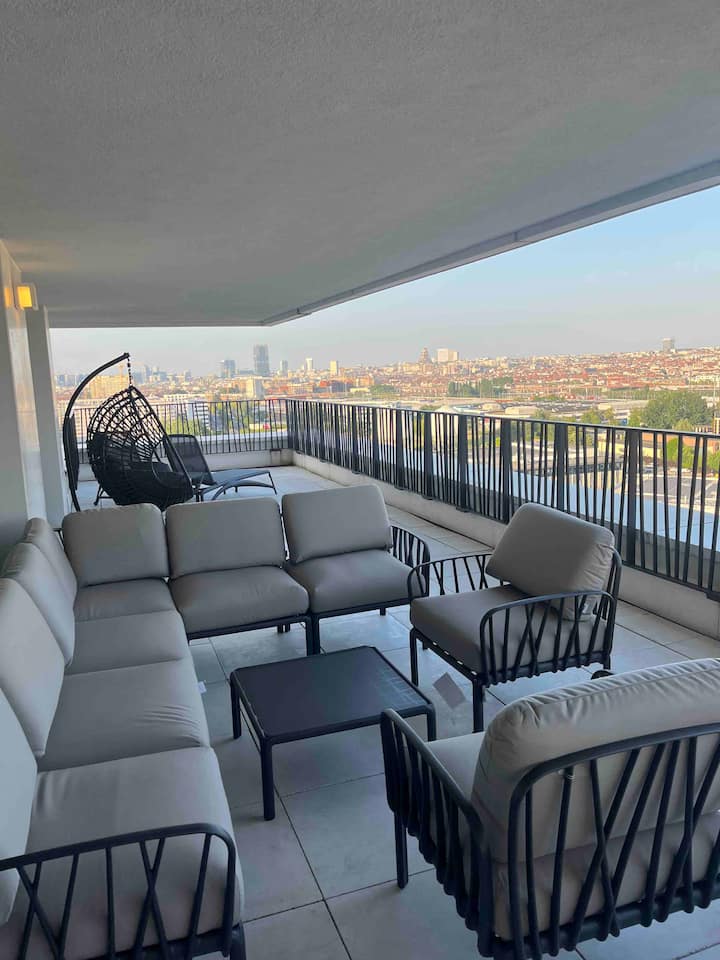 Penthouse Vue Sur Tout Bruxelles - Anderlecht
