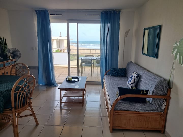 Appartement Vu Mer, Accès Plage Et Normes P.m.r - Valras-Plage