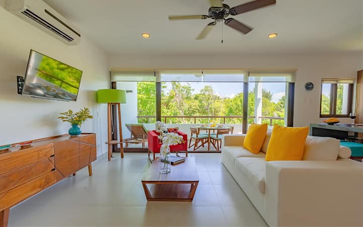 Trendy Colorful Loft- Spectacular Views - Akumal
