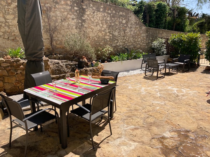 Beau T3 Climatisé Avec Jardin Arboré à Bandol - Bandol