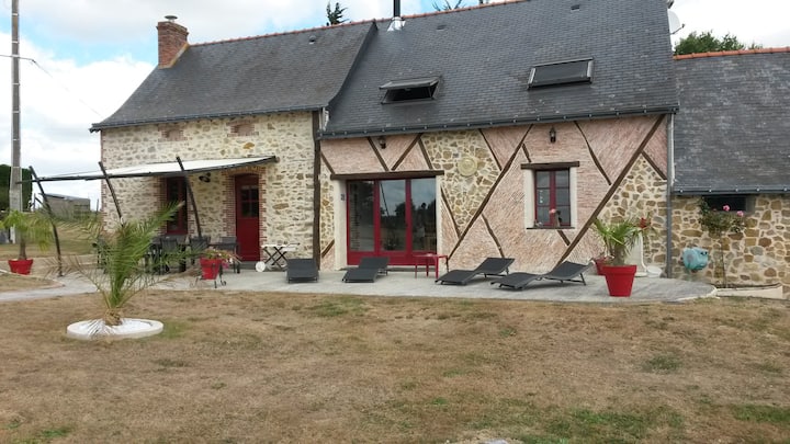 Gîte Chlogaro Fermette Rénovée Nombreux Couchages - Pays de la Loire