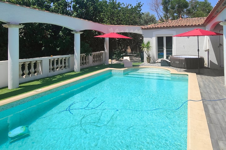 Villa Luxe 5 Chambres Piscine Jacuzzi Homegym - Montpellier