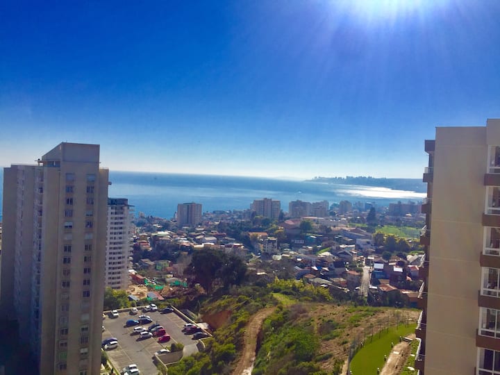 Hermosa Vista A La Bahía De Viña Y Valparaíso - Valparaíso