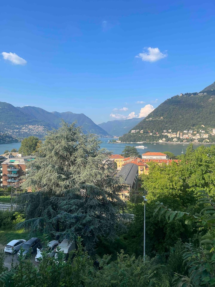 Overlooking Waterfall - Como