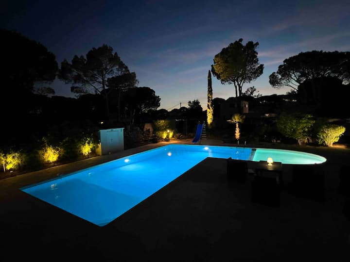 Var Propriété Climatisée Piscine 5 Chambres - Vidauban