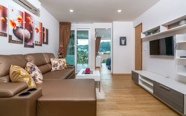 Great Mountain View 1 Bedroom Apartment@kata -900m - Kata Beach