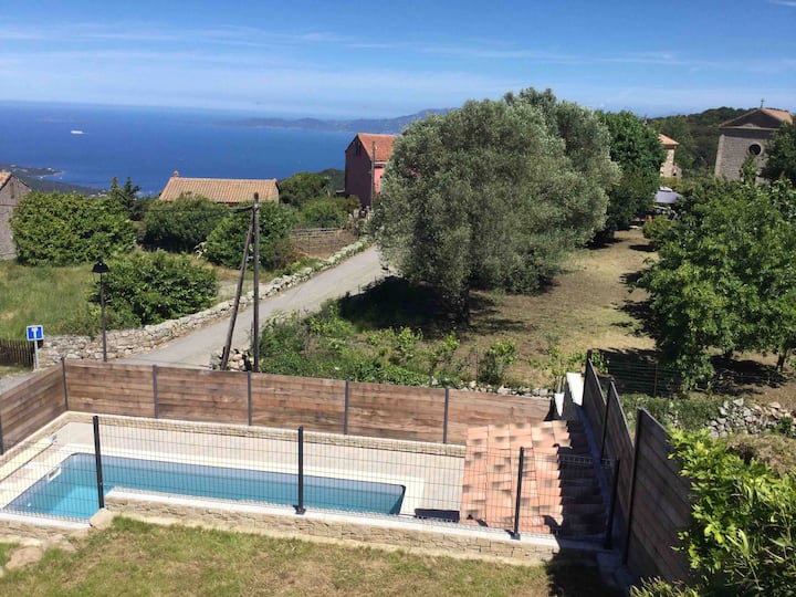 Maison Pisc Coti Chiavari Vue Golfe Ajaccio - Coti-Chiavari