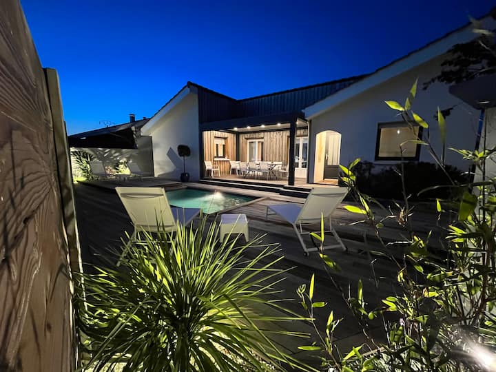 Villa Maéva, Maison De Vacances Avec Piscine - Biganos