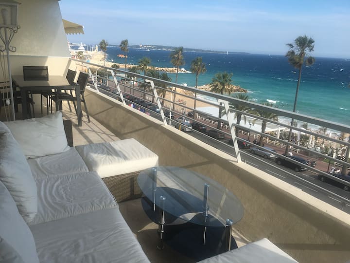 Appart Luxe Face Mer Proche Palais 6 à 10 Pers - Cannes