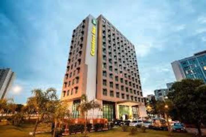 Flat, Suíte, 1 Vaga De Garagem, Comfort Taguatinga - Taguatinga