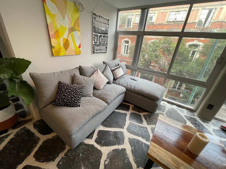 Art Nouveau Atelier With Lush Panoramas In Roma - Ciudad de México