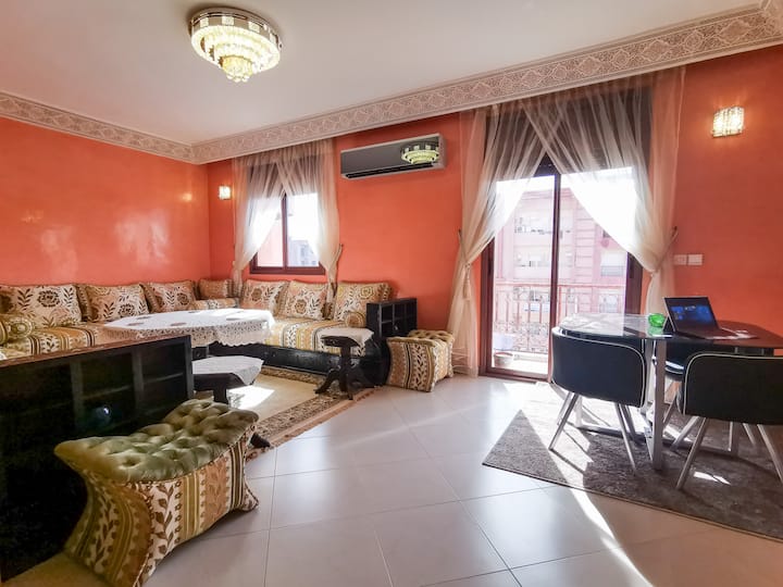 The Orange House: Appartement Chaleureux & Moderne - Marrakesh