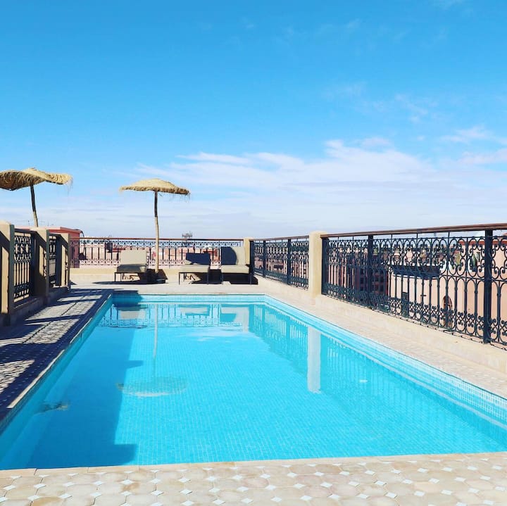 Appartement F2 Avec Terrasse Et Piscine. - Marrakech