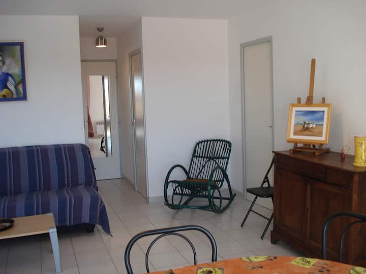 Agréable Appart T3clim Calme6pers
Promo13juillau20 - Valras-Plage