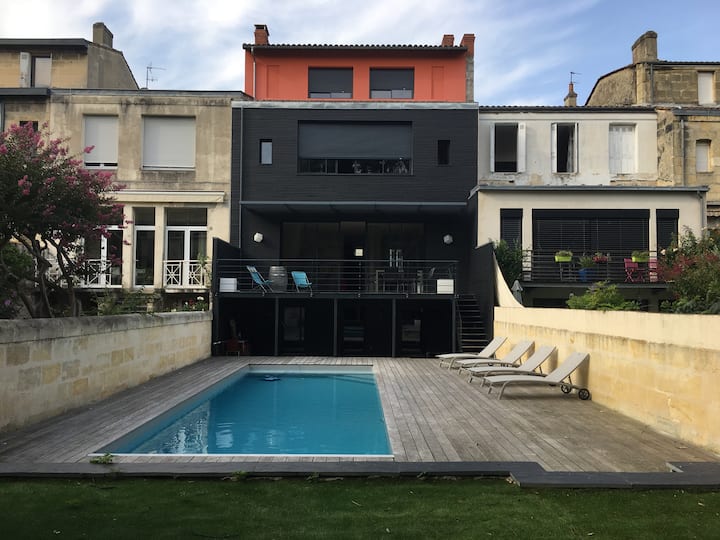 Belle Maison D'archi, 300m2 + Piscine à Bordeaux - Bordeaux