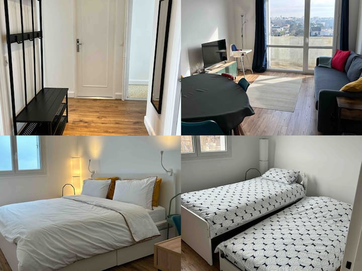 Roosevelt Cosy 2br Easy Access To Paris W/parking - Yvelines