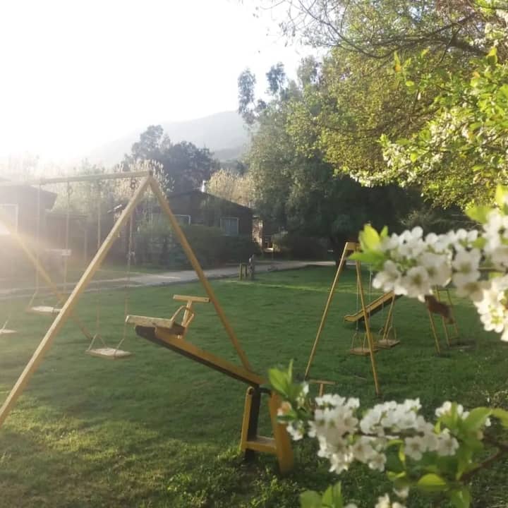 Cabañas, Piscina, Tinaja. - Olmué