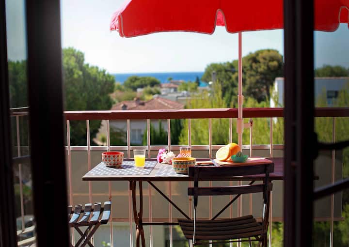 Bel Appartement Avec Terrasse Vue Mer - La Ciotat