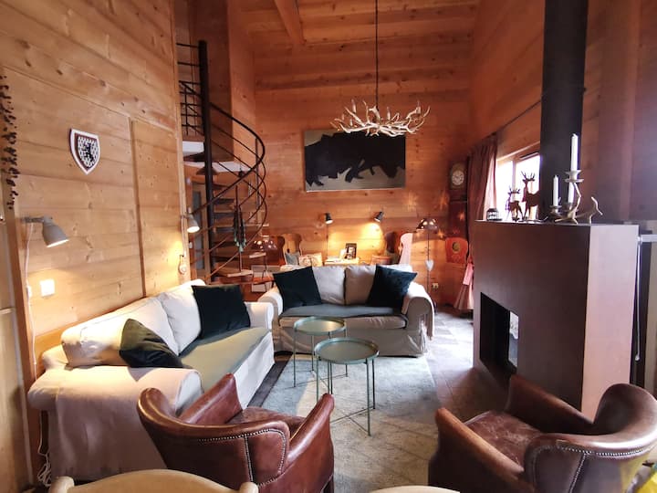 Châtel  Centre, Superbe Appt Style Chalet Pour 8p - Châtel