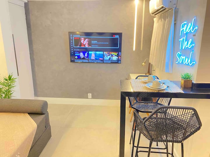 Apartamento Silencioso - Praia - Palacete Ipanema - Rio de Janeiro