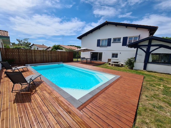 Villa Tout Confort, 6 Pers Avec Piscine Privée - Biarritz